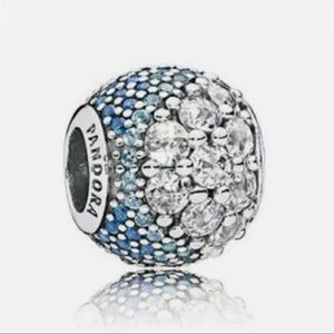 Pandora | Jewelry | Pandora Blue Enchanted Pave Charm | Poshmark
